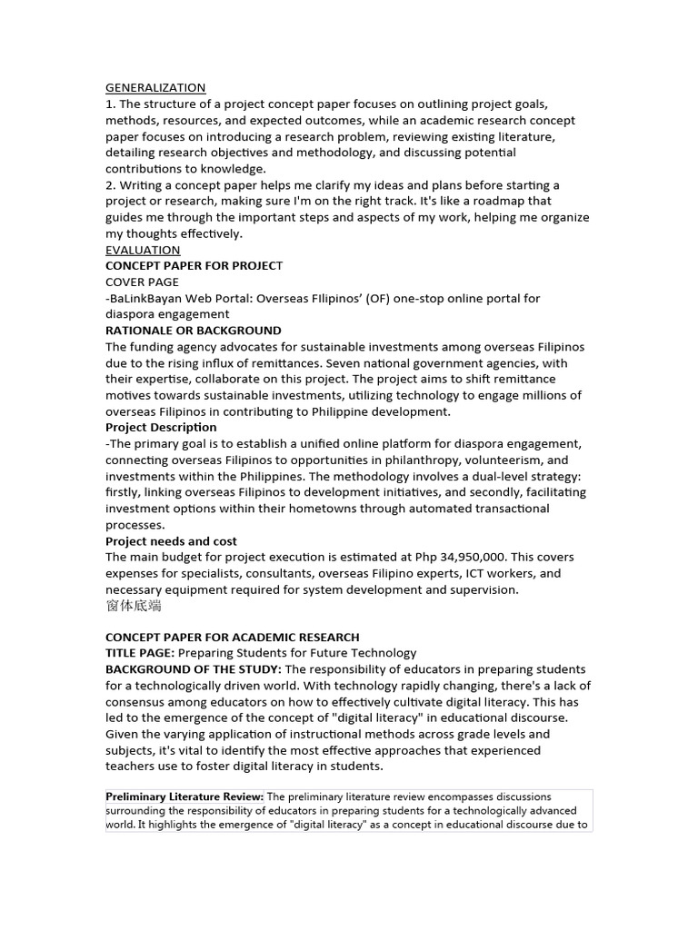 GENERALIZATION | PDF | Literacy | Methodology