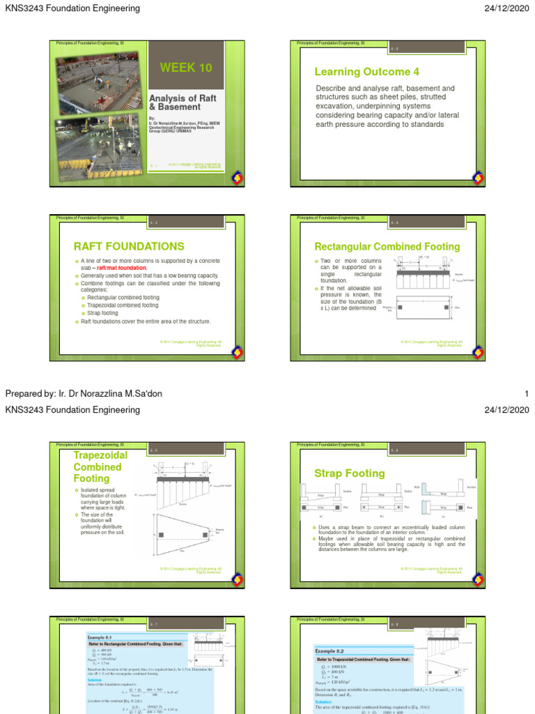 Lina - W10 Lecture-Analysis of Raft and Basement | PDF | Foundation ... Lina - W10 Lecture-Analysis of Raft and Basement | PDF | Foundation ...