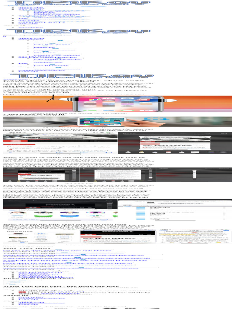 Cách chụp màn hình dài, chụp cuộn trang trên iPhone, iPad | PDF