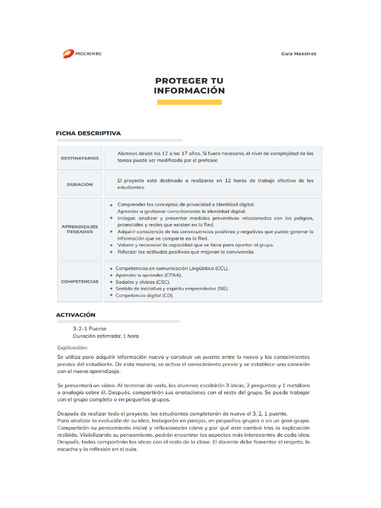 Modelo Abp Progrentis | PDF