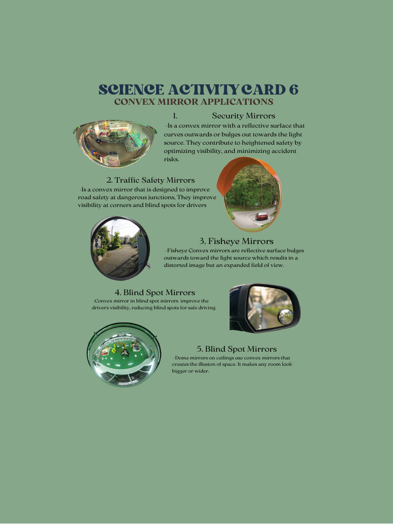 Science Concave and Convex Mirrors | PDF | Mirror | Optics