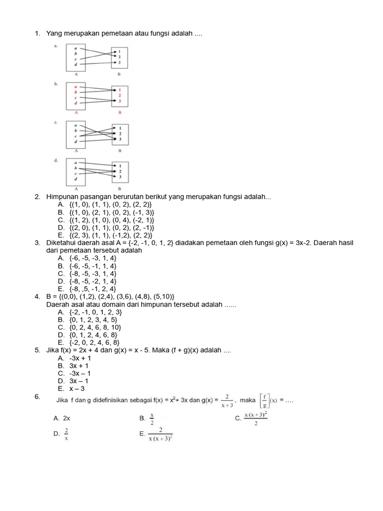 Latihan Soal Matematika Kelas 11 Semester 1 | PDF