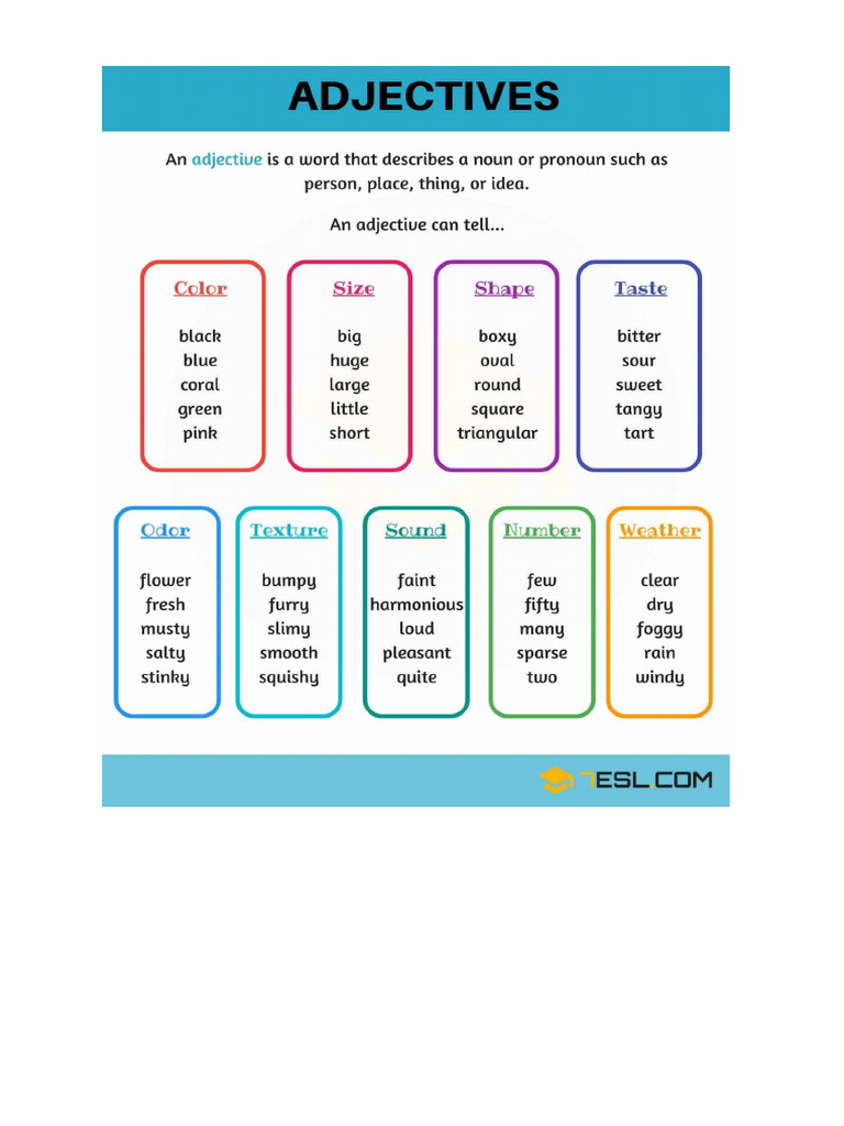 ADJECTIVES | PDF