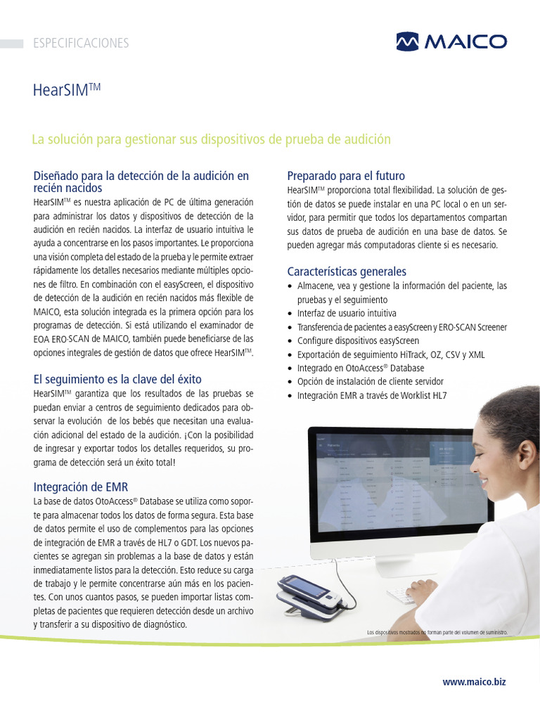 Maico Datasheet Hearsim Es 05-21 | PDF | Microprocesador | Informática