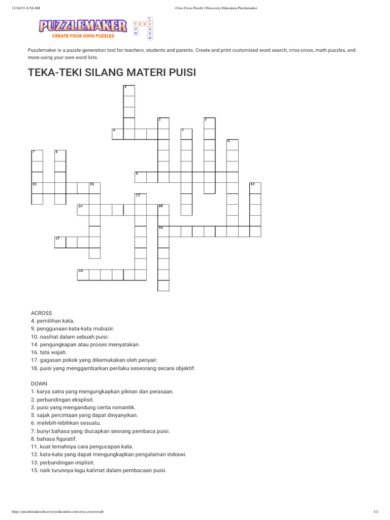 TTS Kelas 8 Puisi | PDF | Fiksi Umum