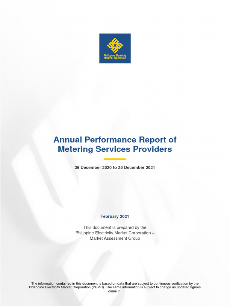 Annual MSP Performance Report Jan Dec 2021 Final Clean | PDF | Customer ...