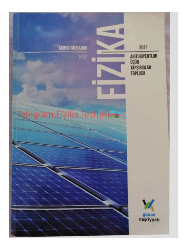 Fizika Güvən 2021 Tapşırıqlar Toplusu | PDF