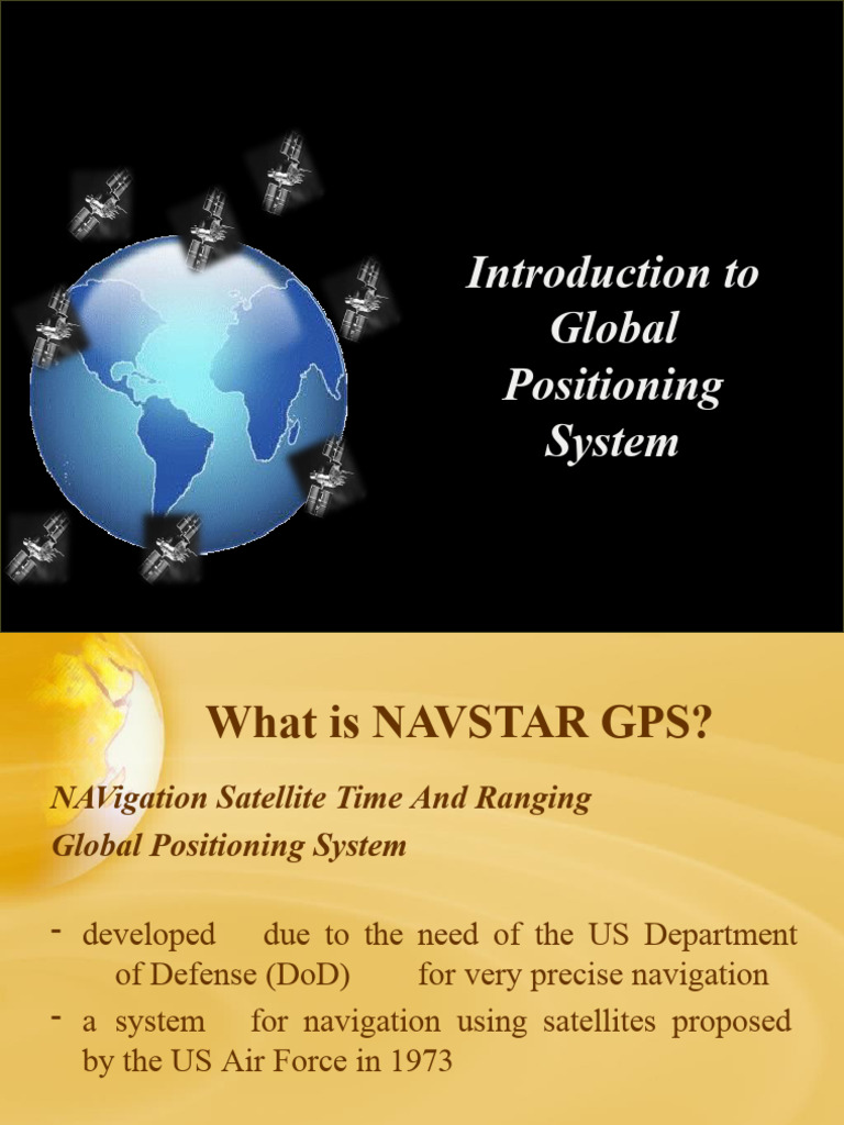 Lecture 4 - Introduction To Global Positioning System | PDF | Global Positioning System | Satellite