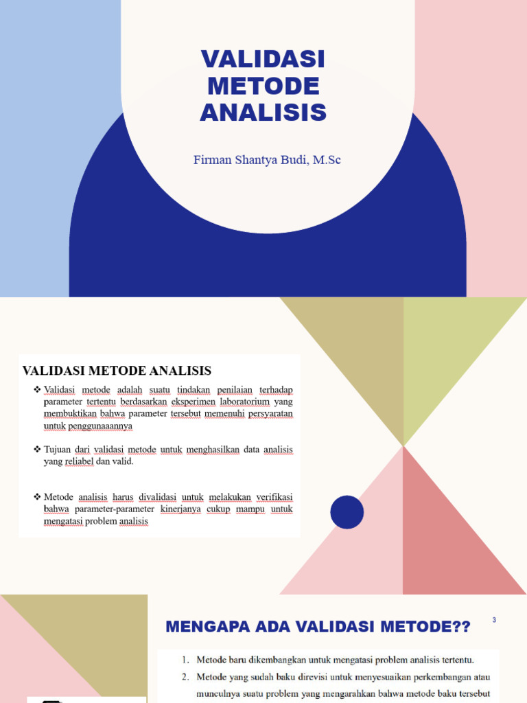 Validasi Metode Analisis | PDF