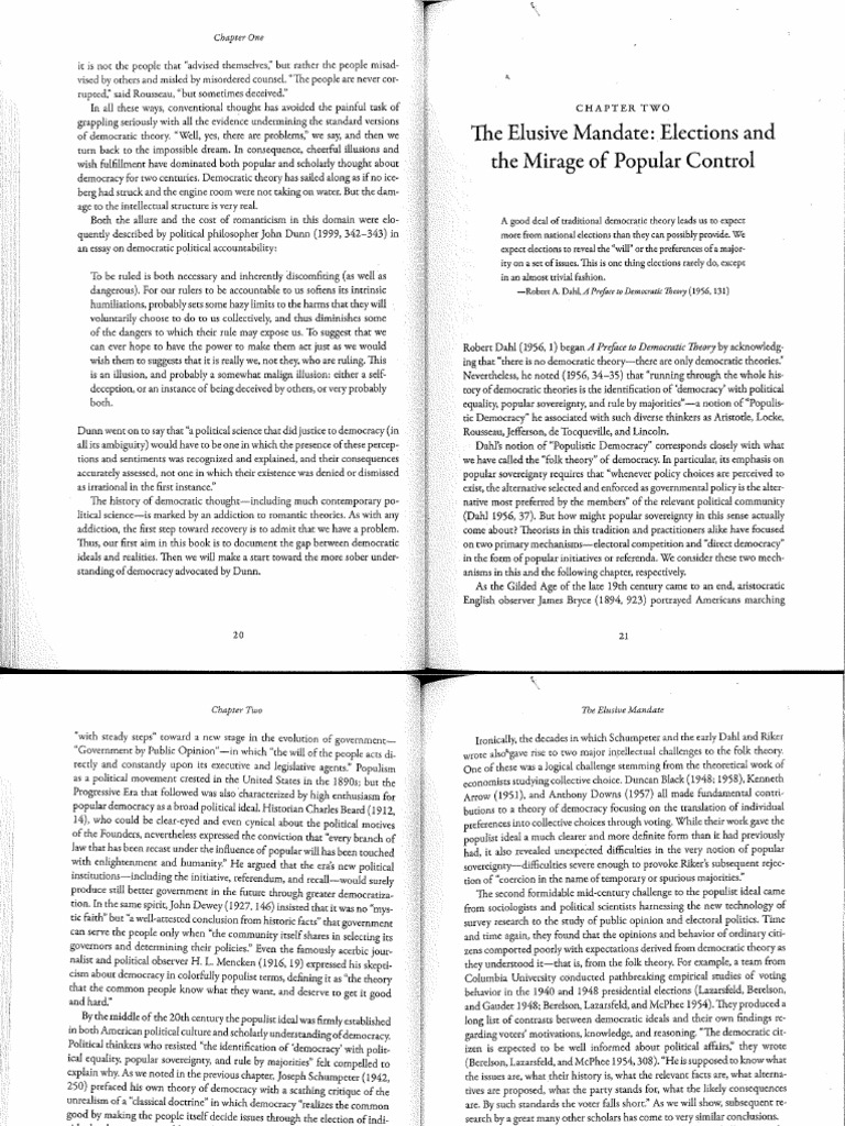 Democracy For Realists | PDF