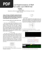 COA - Experiment No 04-Half Full Adder | PDF | Logic Gate | Electronic Design