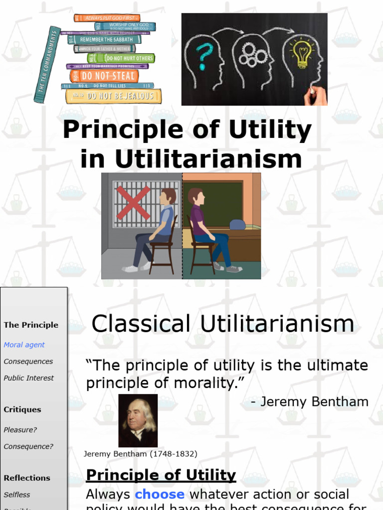 Principle of Utility | PDF | Utilitarianism | Pleasure