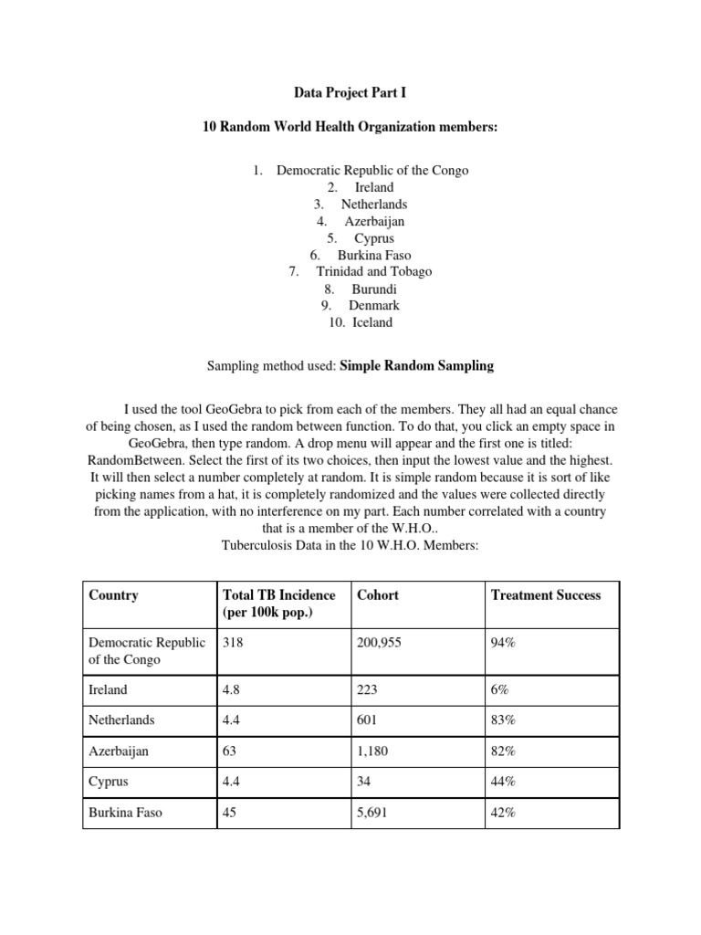 TB Data Project All Parts | PDF | P Value | Scientific Theories