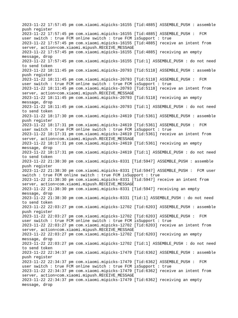 Log 1 | PDF | Xiaomi | Consumer Electronics