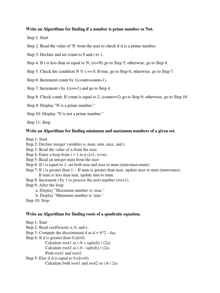 Algorithms and Flowcharts | PDF | Algorithms | Square Root Algorithms and Flowcharts | PDF | Algorithms | Square Root