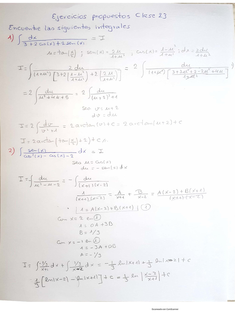 Ejercicios Propuestos | PDF