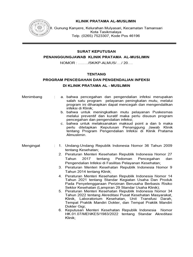 SK Dan Pedoman PPI | PDF