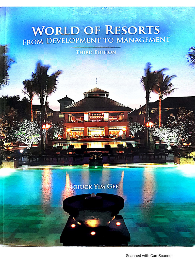 Cap. 1 World of Resorts From Development To Management Third Edition | PDF