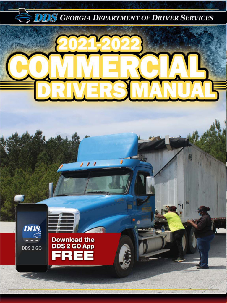 Georgia Dds CDL Handbook 2022 | PDF | Driver's License | Land Transport