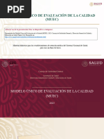 Curso - Introducción Al Modelo Único para La Evaluación de La Calidad ...