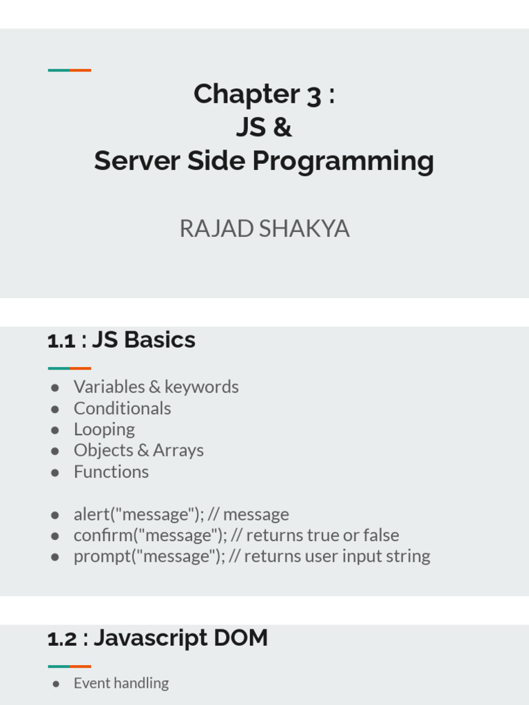 Chapter 3 SSR | PDF | Networking | Internet & Web
