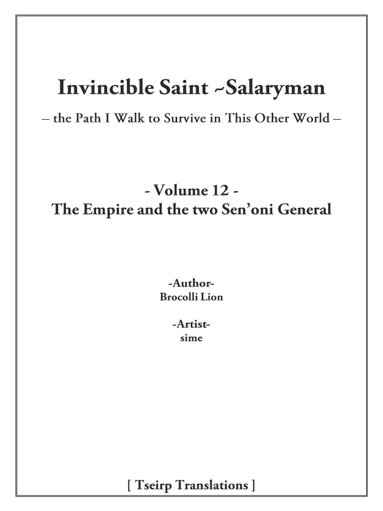 Invincible Saint - Salaryman - 12 (ch232-266) | PDF | Holy Roman Empire