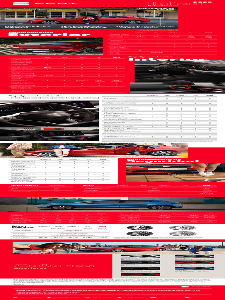 SEAT - Ibiza - 2023 - Cars Models Brochure KJ1 NA 07 2023 | PDF ...