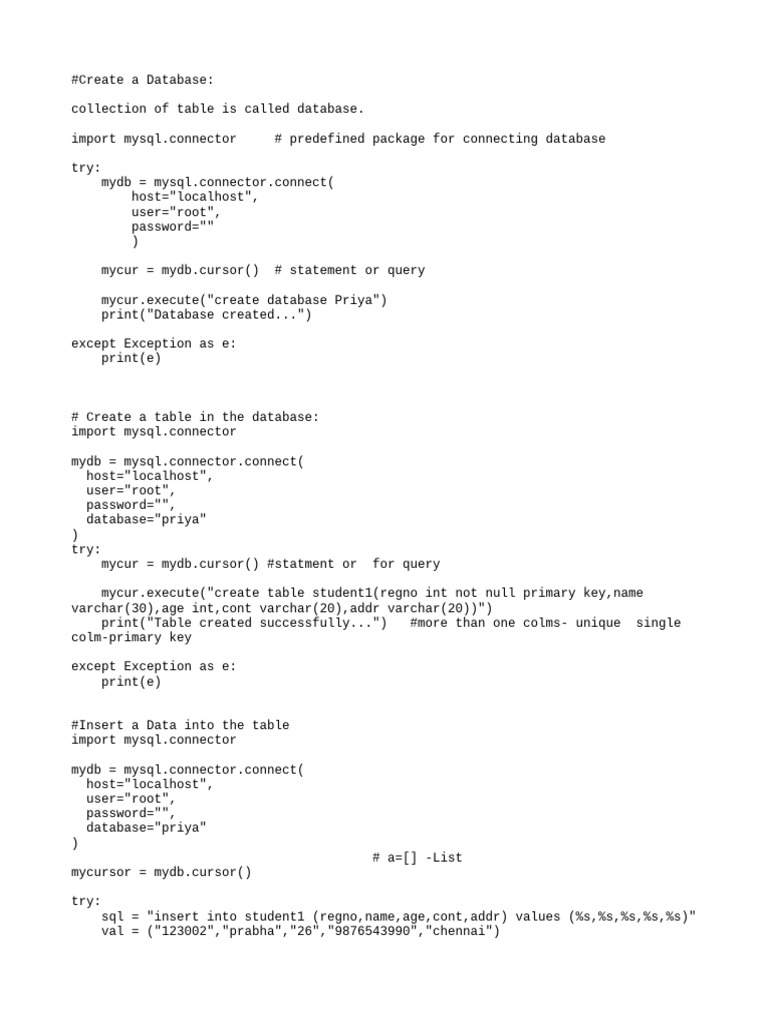 Database Programs | PDF | Databases | Software Engineering
