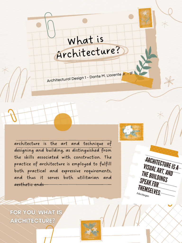 What Is Architecture? | PDF