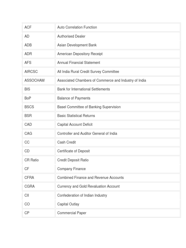 ACF | PDF | Banks | Over The Counter (Finance)