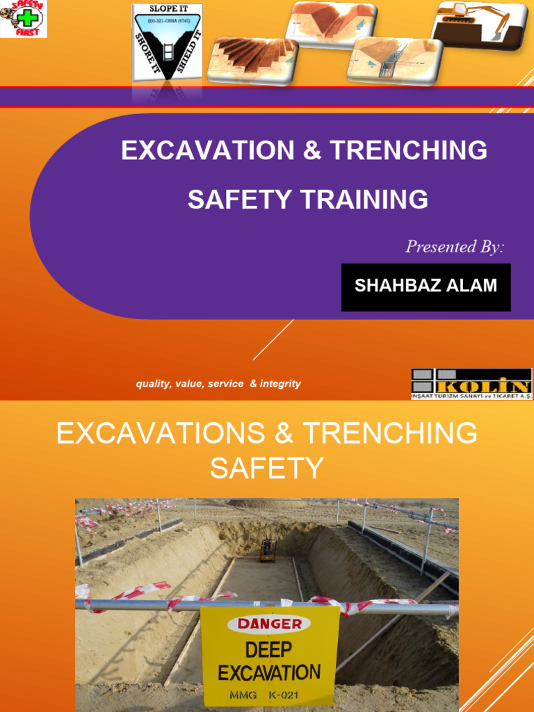 Excavation and Trenching Awareness Training | PDF | Deep Foundation | Soil