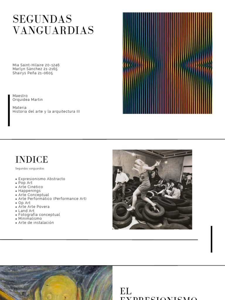 Segundas Vanguardias JNMK - Compressed | PDF | Arte de performance ...