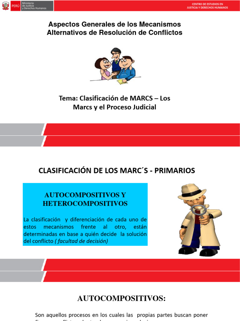 Modulo 1 Sesion 3 Clasificación de Los MARCS | PDF | Mediación | Judicaturas