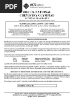 2025 Usnco Local Exam | PDF | Acid | Ester