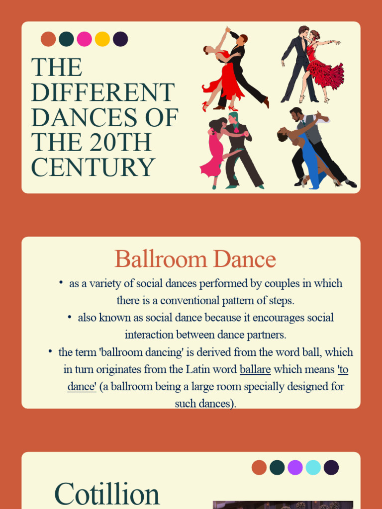 The Different Dances of The 20th Century | PDF | Ballroom Dance | Dances
