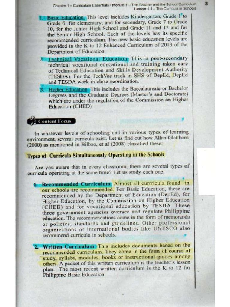 Ed 319 Prelim Notes | PDF