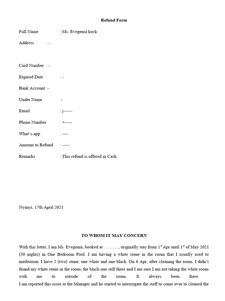 Disclaimer Letter | PDF