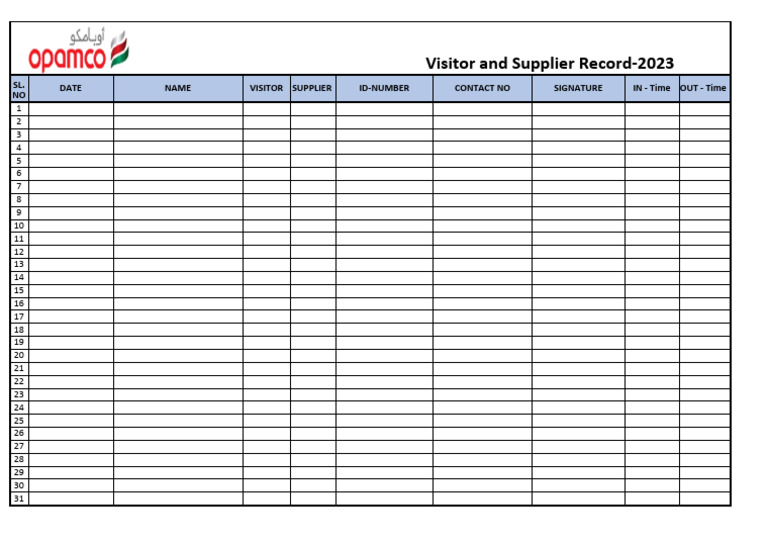 HSE Visitor Induction Training Record | PDF