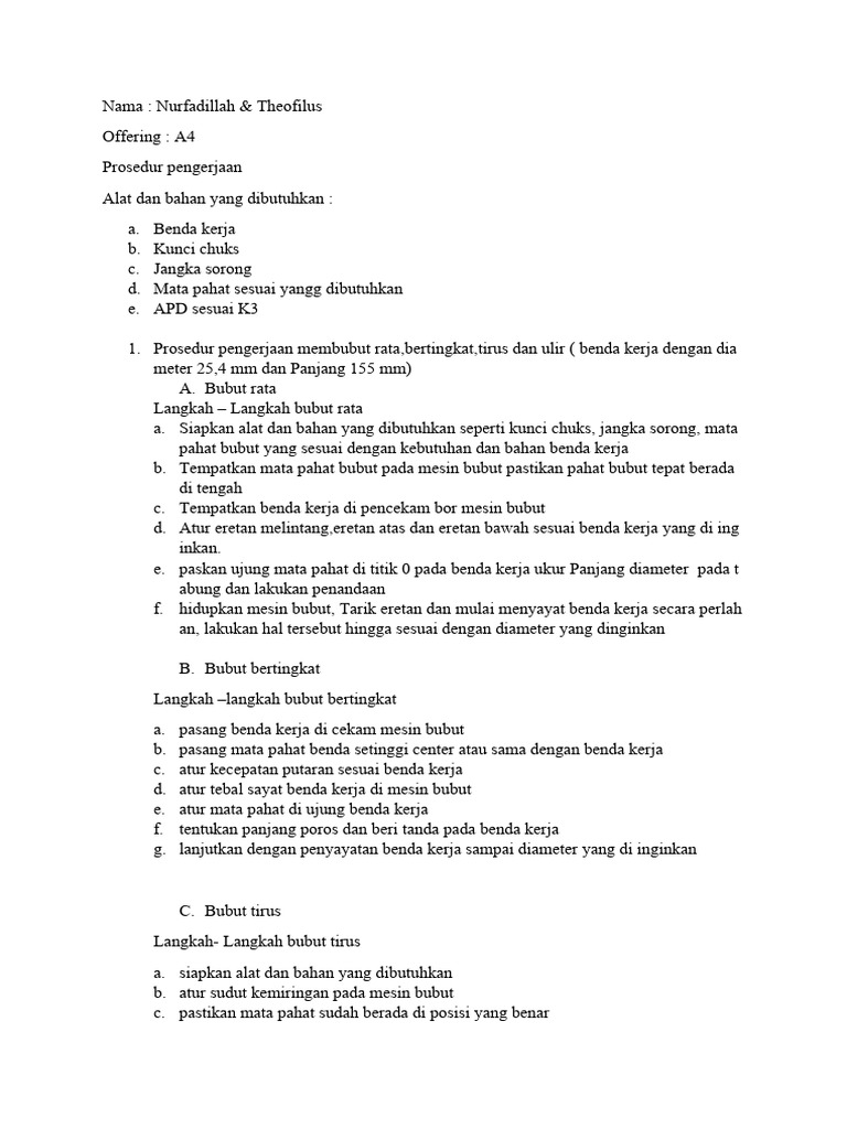 Prosedur Fix | PDF | Griya & Taman