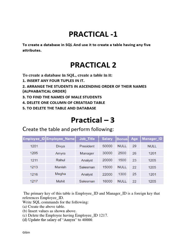 Practical Questions XII 802 | PDF | Table (Database) | Applied Mathematics