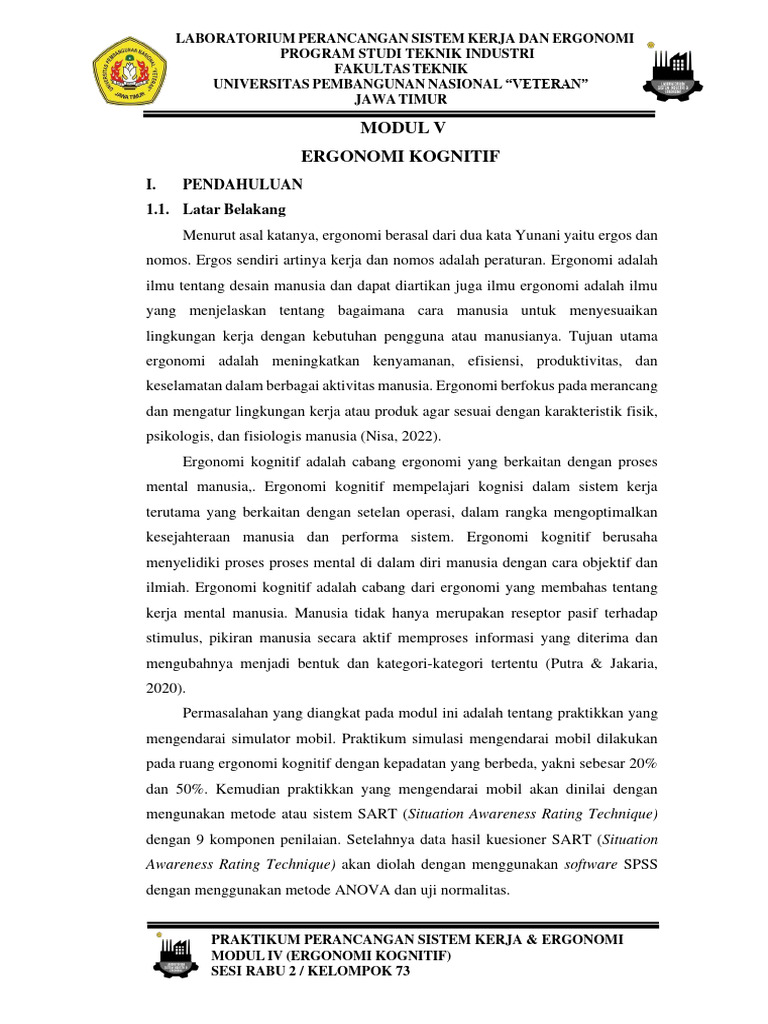 LAB PSK&E Lapres Modul 5 Ayunda 73 Rabu 2 Revisi 3 | PDF