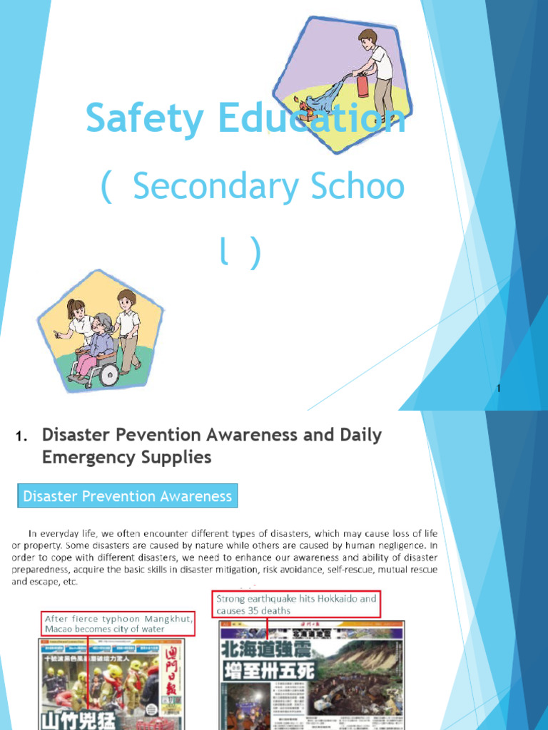 Safety Education Secondary PPT e | PDF | Fires | Tropical Cyclones