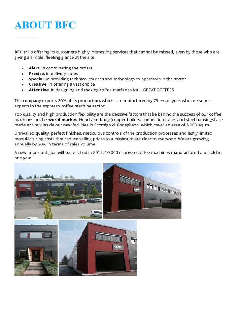 About BFC | PDF