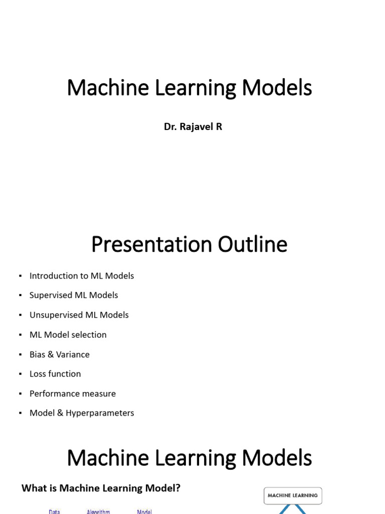 Machine Learning Models Pdf Machine Learning Errors And Residuals