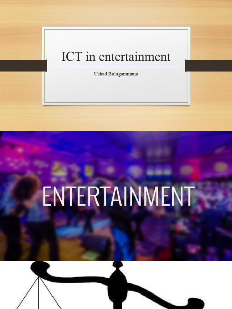 ICT Applications in Entertainment | PDF