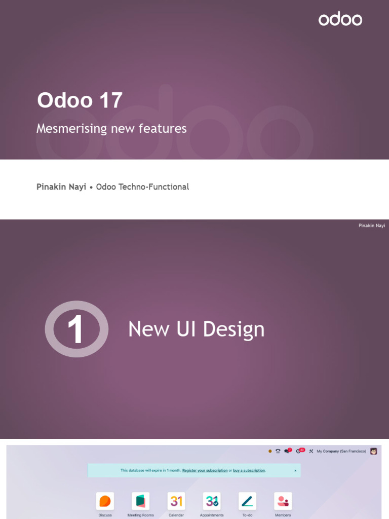 Odoo 17 - New 125 Features | PDF | Point Of Sale | Inventory
