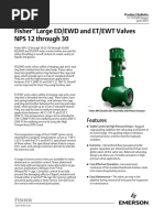 Product Bulletin Fisher Large Ed Ewd Et Ewt Valves Nps 12 Through 30 en ...