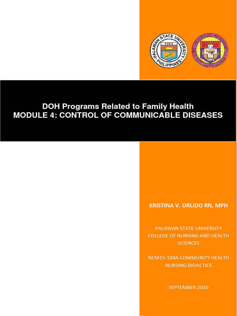 Control of Communicable Diseases Module | PDF | Infection | Tuberculosis