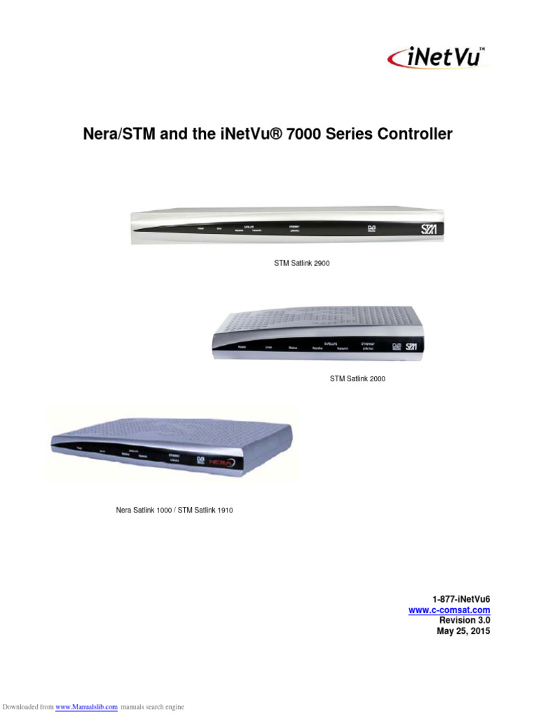 STM Satlink 2900 | Download Free PDF | Modem | Computer Network