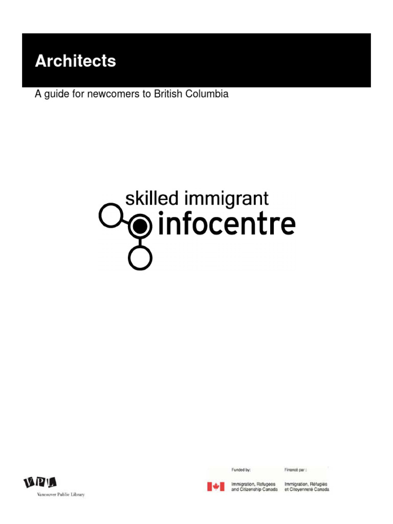 A Guide For Newcomers To British Columbia | PDF | Architect | Libraries